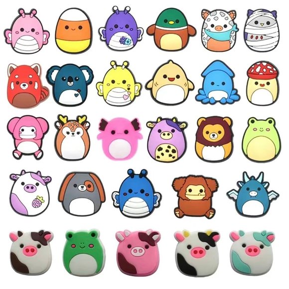 Accessories | 5 Sets For 3 New 28 Squishmallow Croc Charms | Poshmark